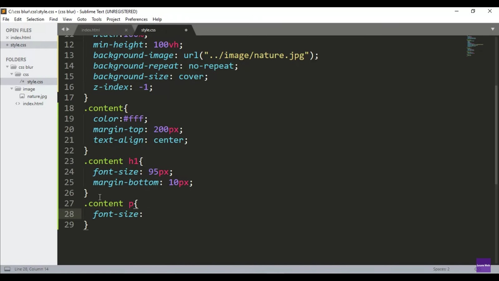 Background Blur CSS: Achieving Depth Effect